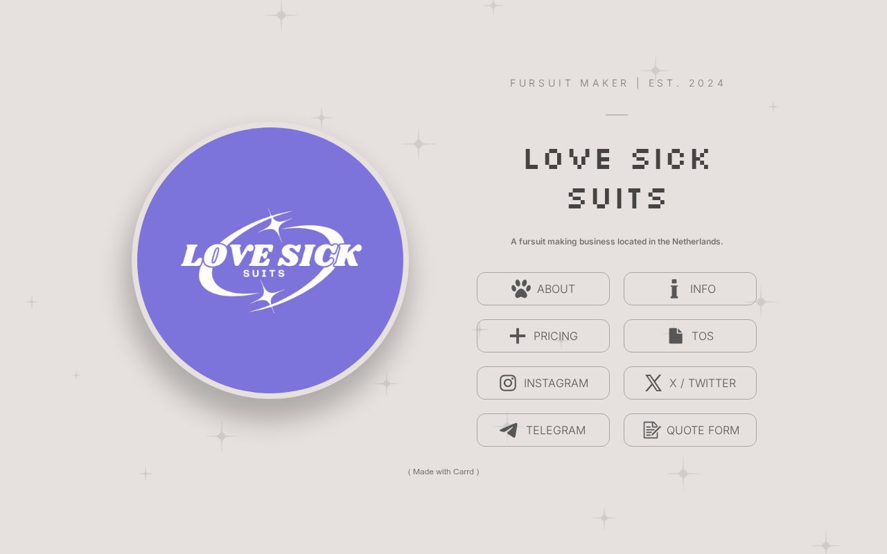 Love Sick Suits